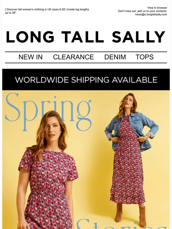 Long Tall Sally: Incoming: Spring Stories | Milled