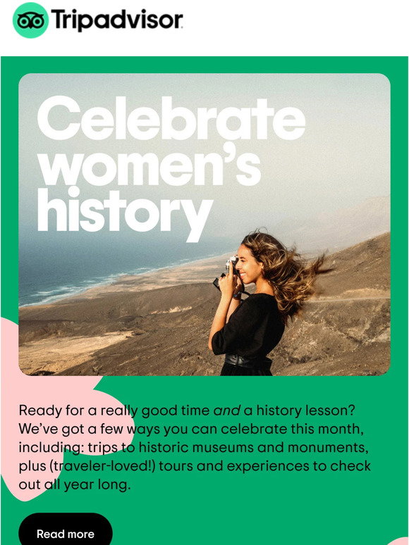 TripAdvisor: Trips and tours for Women’s History Month | Milled