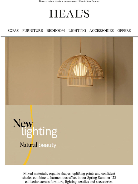 heals.com: Introducing our new collection at Heal’s | Milled