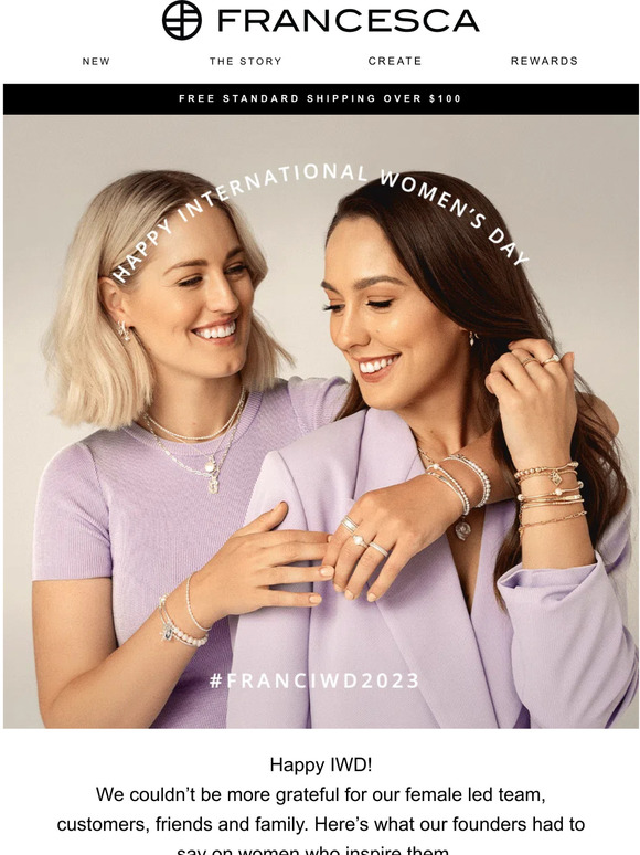 Francesca Collections: 💜 Happy International Women's Day | Milled