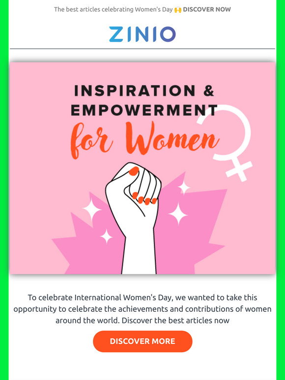 ZINIO Digital Magazines: 🙌 Celebrate International Women's Day with us ...