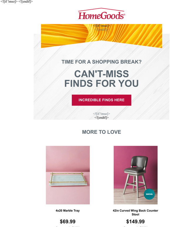 HomeGoods: Drop everything, you need to see this! | Milled