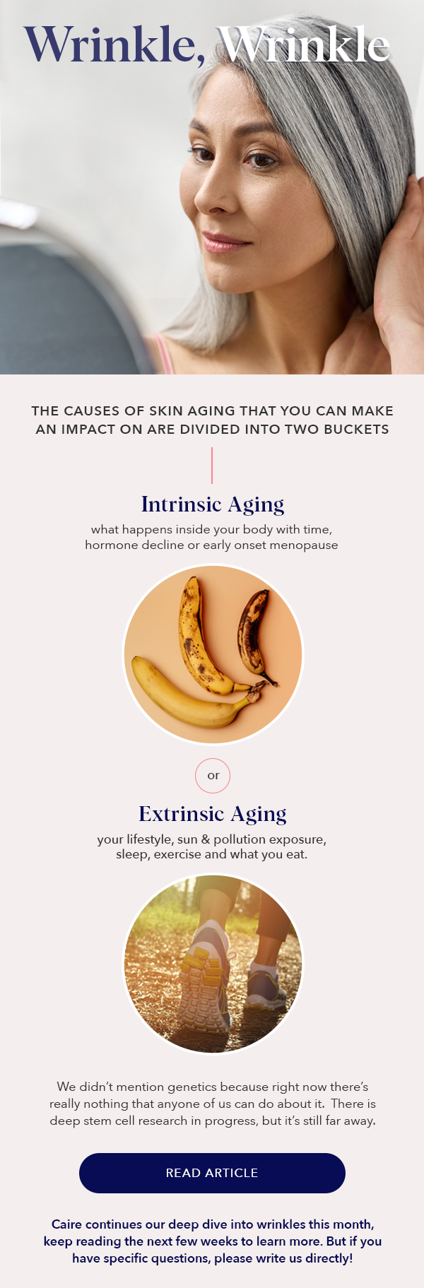 Caire Beauty: —, What is Intrinsic vs. Extrinsic Aging? | Milled