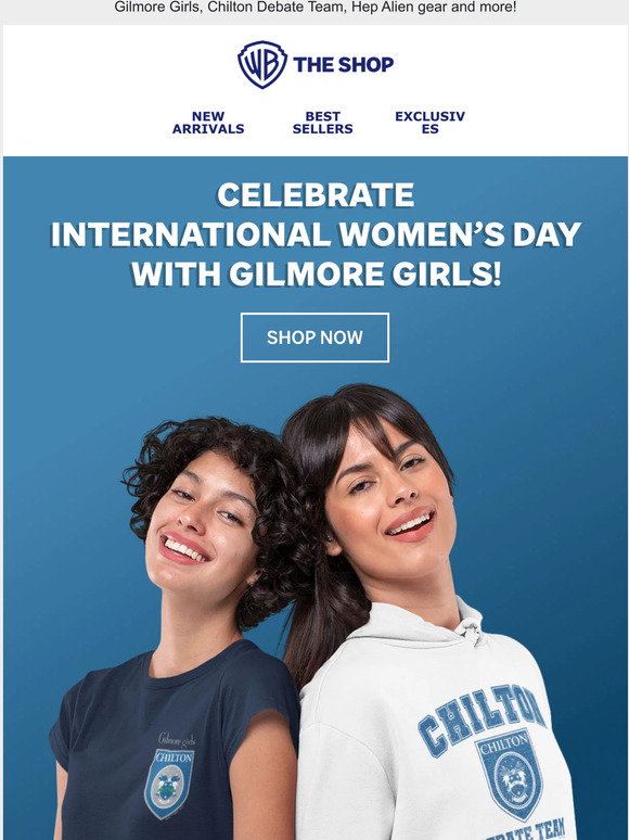 WBShop.com: Shop the Gilmore Girls Collection for International Women's ...