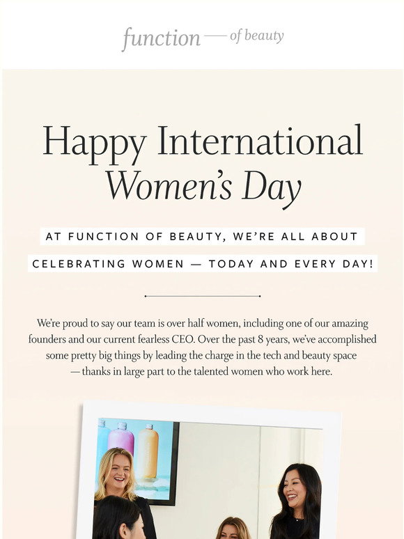 Function of Beauty: Get to know the talented women at Function of ...