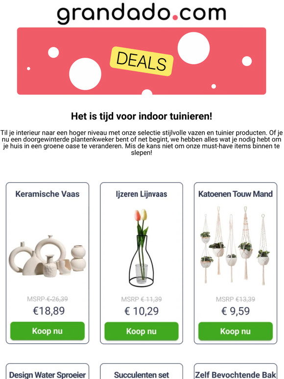 Grandado: vriend, Ontdek onze nieuwste producten voor een nieuwe huis ...
