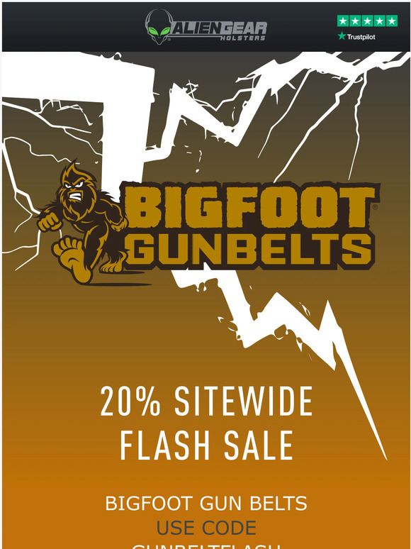 Alien Gear Holsters: GUN BELT FLASH SALE! ⚡ | Milled