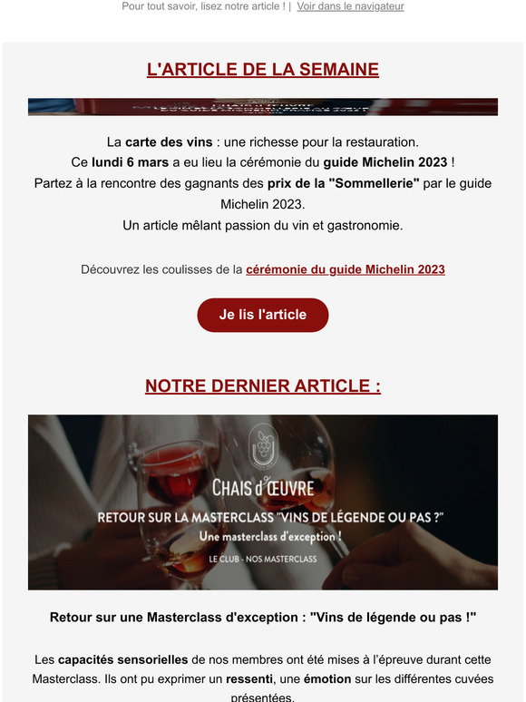 Chais d'œuvre: Le vin et la Sommellerie au cœur du Guide Michelin ...