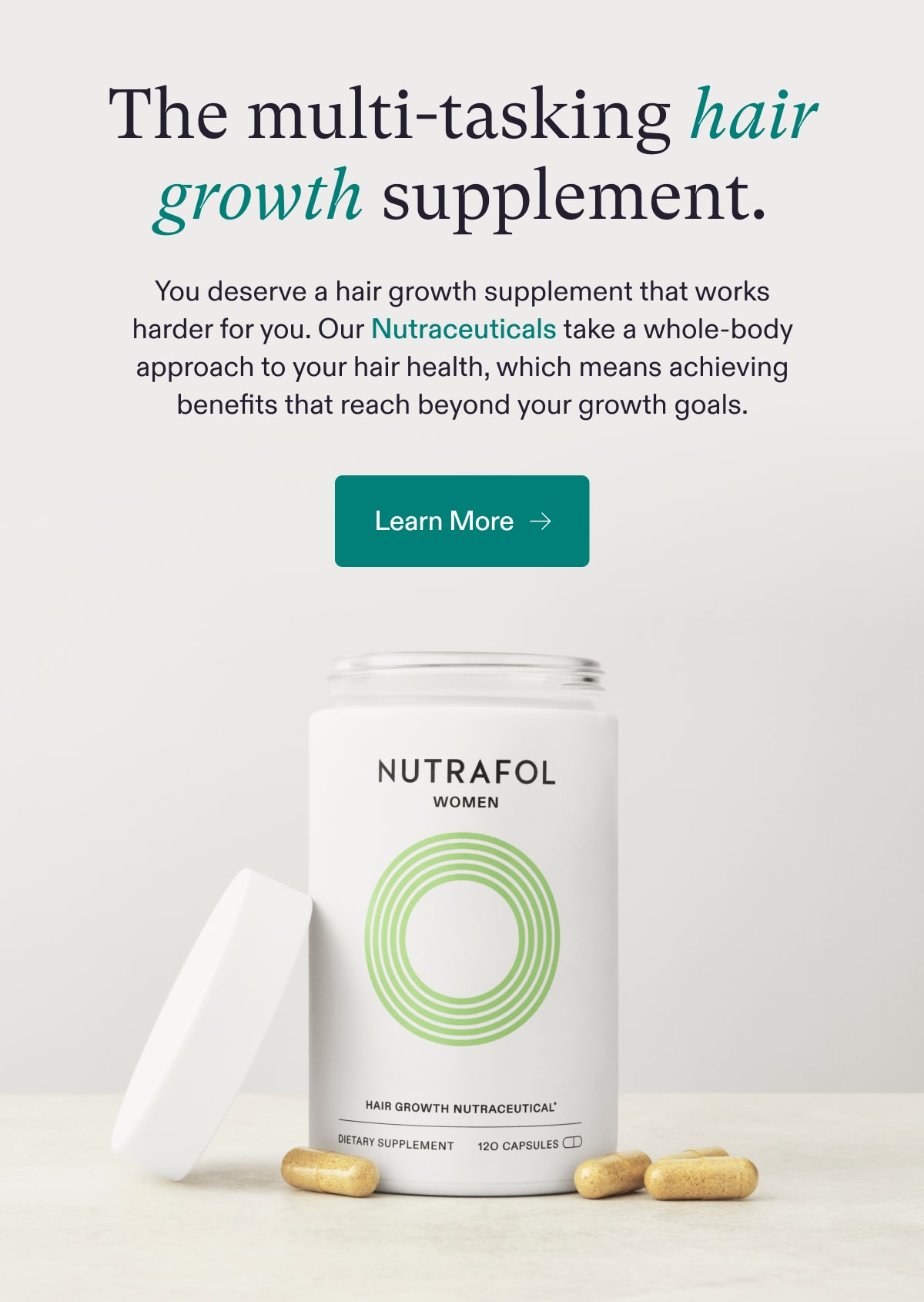 Nutrafol: The multi-tasking hair growth supplement. | Milled