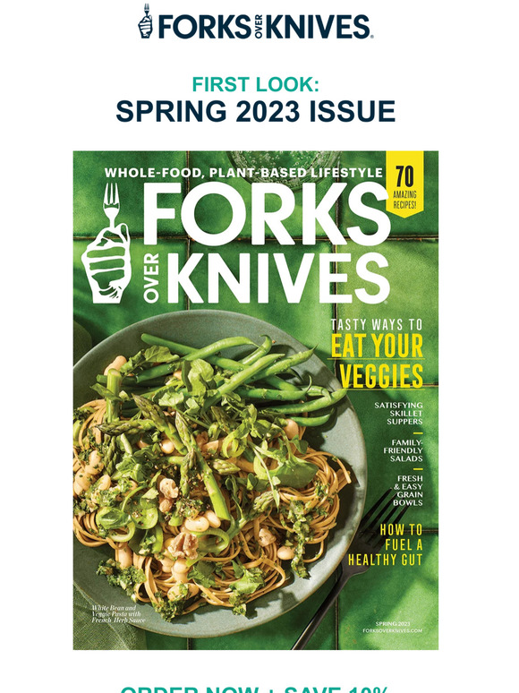 Forks Over Knives: It's Here! FOK Magazine Spring 2023 Issue | Milled