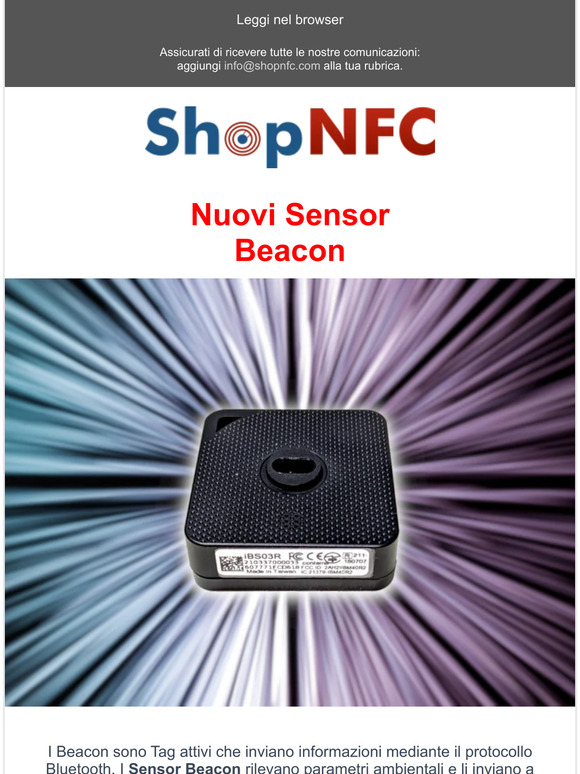Shop NFC: Scopri i nuovi Sensor Beacon Bluetooth | Milled