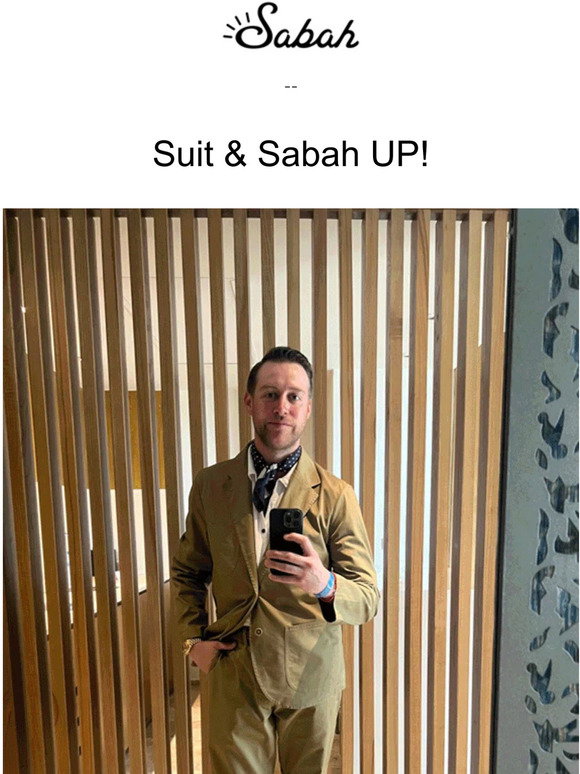 Sabah: Yes, You Can Wear Sabahs With A Suit! | Milled
