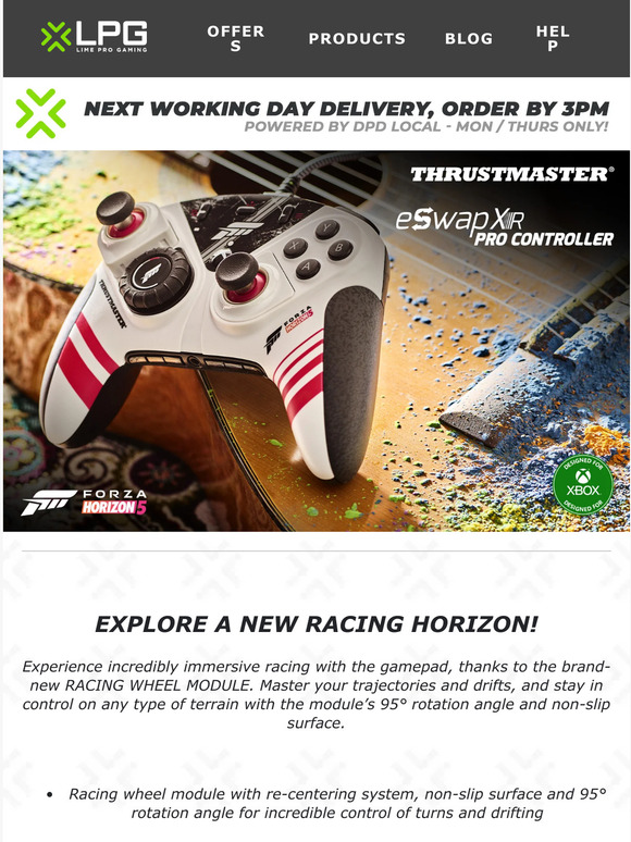 Lime Pro Gaming: ESWAP XR PRO CONTROLLER FORZA HORIZON 5 EDITION! PRE ...