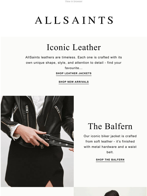 AllSaints: Find your favourite leather jacket | Milled
