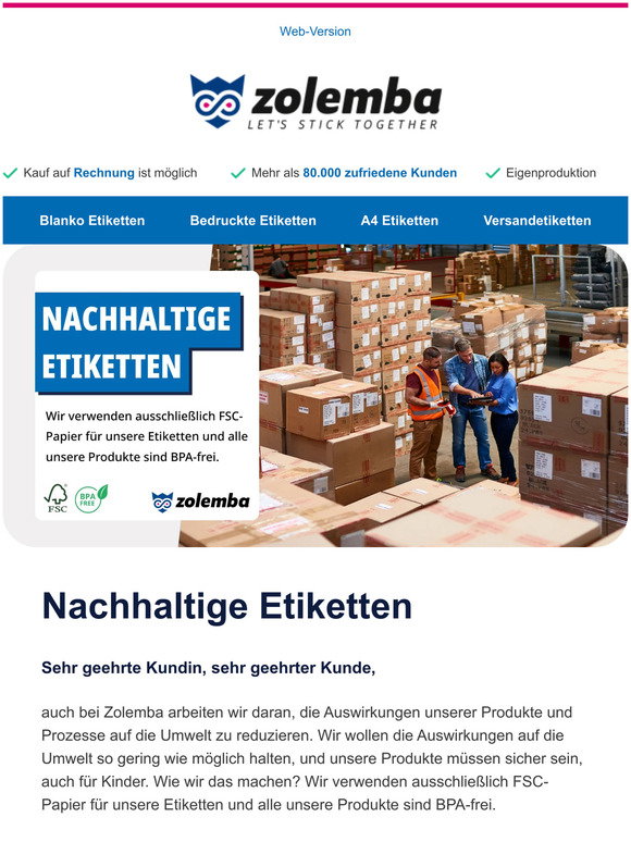 Zolemba: Schon gewusst, dass alle unsere Produkte nachhaltig sind? | Milled