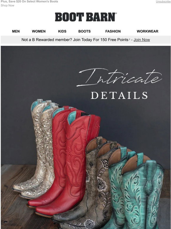 Boot Barn: Statement Boots From Corral | Milled