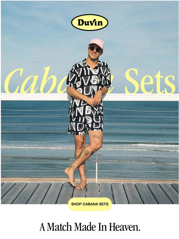 Duvin Design: JUST IN - Spring 23 Cabana Sets | Milled