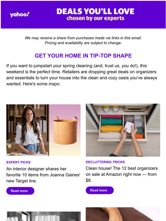 Yahoo: Clean house! The 12 best organizers, according to an interior designer | Milled