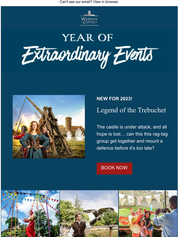 Warwick Castle: A year of Extraordinary Events 🏹 | Milled