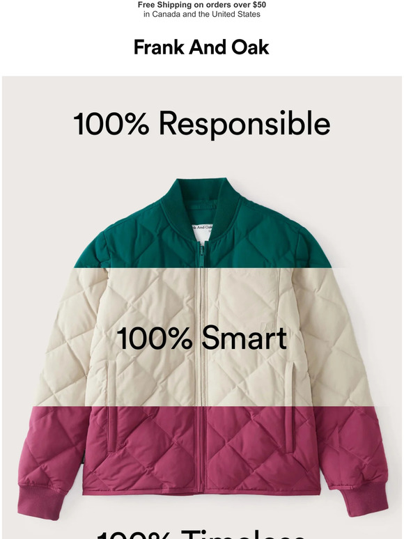 Frank And Oak: Same iconic fits 🤝 New colours | Milled