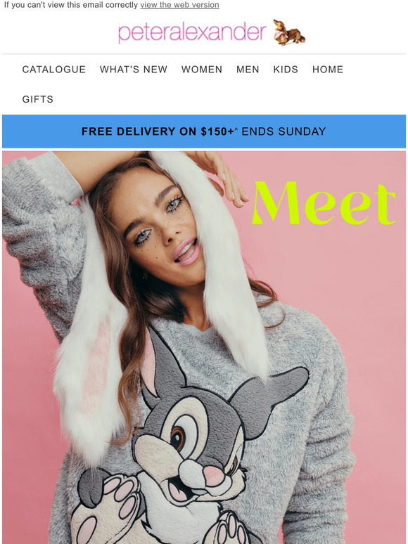 Peter Alexander: Hop to shop Disney's Thumper PJs! | Milled