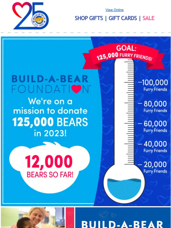 Build-A-Bear: Build-A-Bear Foundation Bear-mometer Update! 🐻🌡️ | Milled