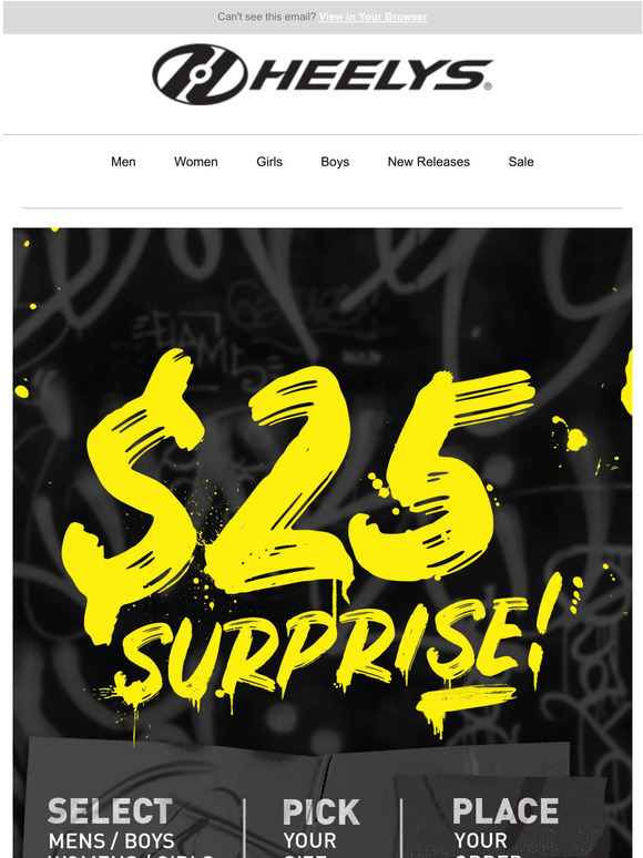 Heelys: Surprise! Heelys for $25 🎉 | Milled