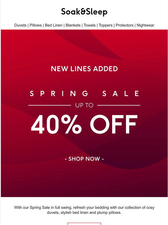 Soak & Sleep: 🚨New Lines Added! | Milled