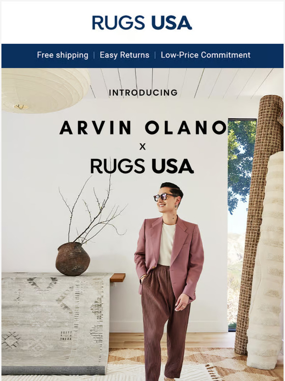 Rugs USA: Introducing: Arvin Olano x Rugs USA | Milled