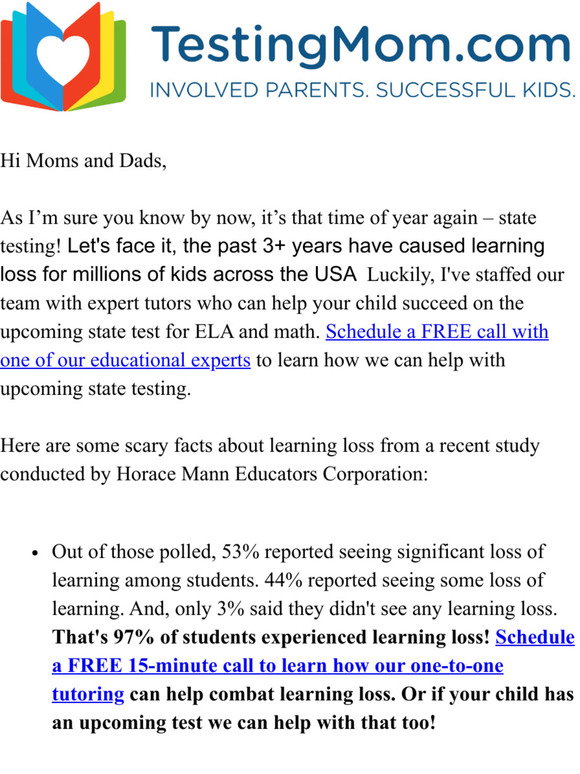 Testing Mom: Tutoring for state testing, CogAT, NNAT, SAT, ACT and all ...