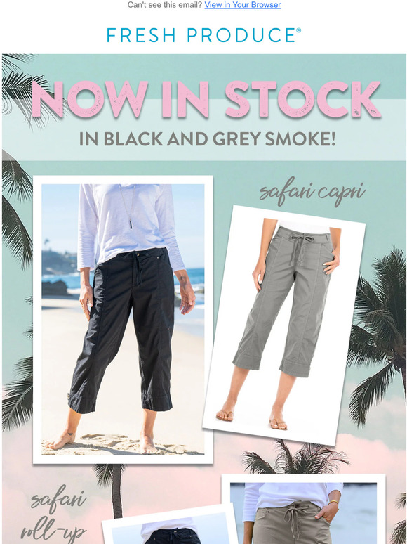 Fresh Produce: Alert! The Safari is back in on-demand colors. | Milled