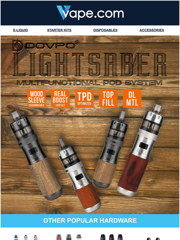 Vape: ⭐Try Dovpo Lightsaber Pod Mod Kit⭐ | Milled