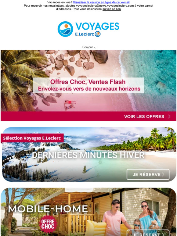 Leclerc Voyages: Faites le plein de bons plans voyages 💙 | Milled