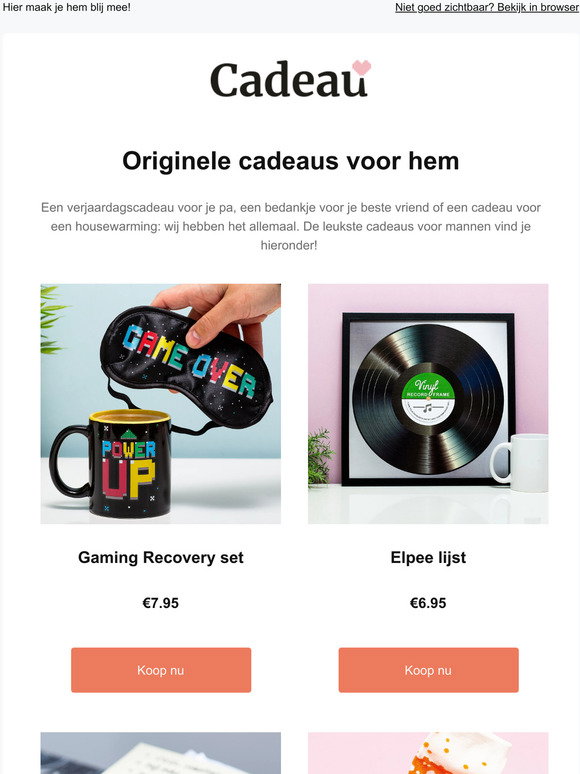 Cadeau: Dit zijn de leukste cadeaus voor mannen 🍻 | Milled