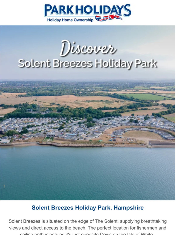 Park Holidays: Discover Solent Breezes Holiday Park | Milled