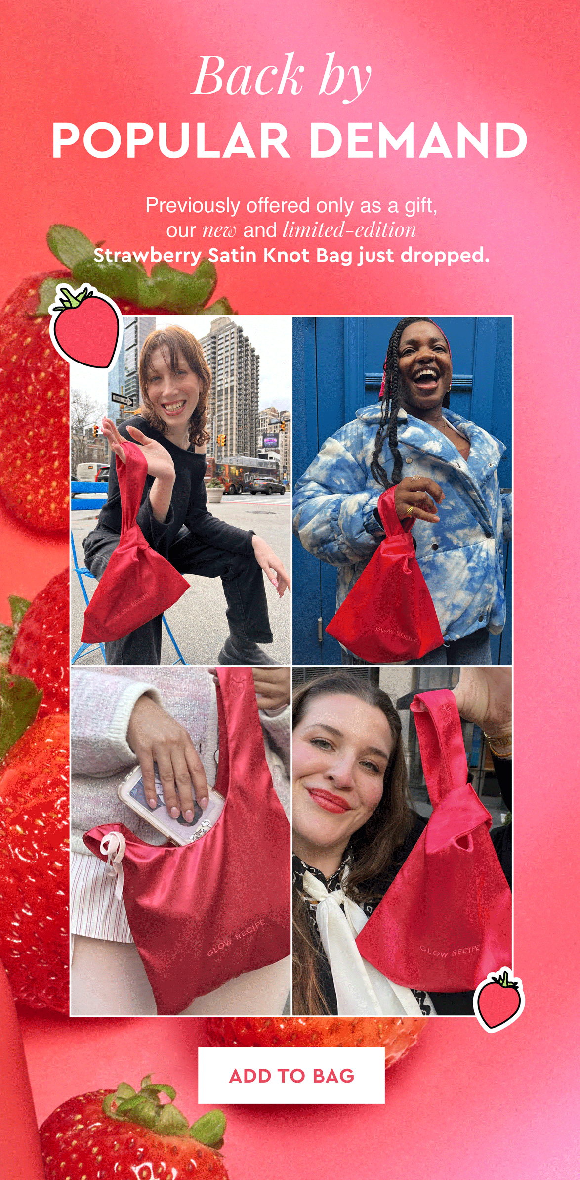 Glow Recipe: New merch alert 🍓👛 | Milled