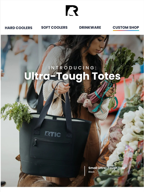 RTIC: New product: Ultra-Tough Tote | Milled