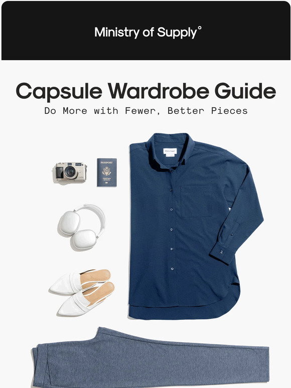 Ministry of Supply: 5 tips to streamline your wardrobe | Milled