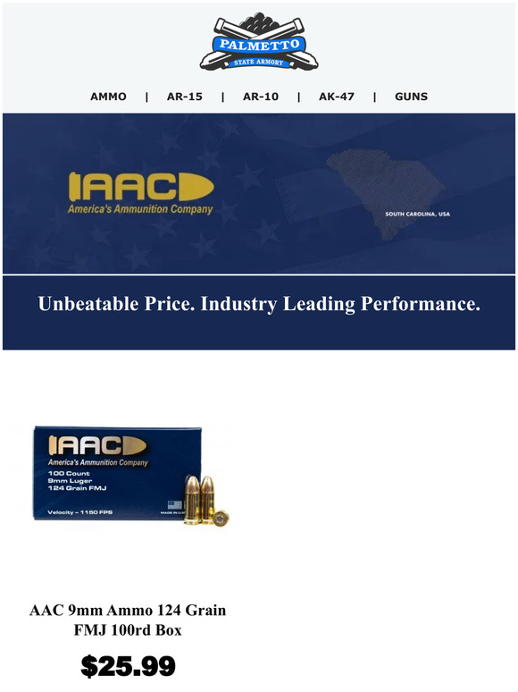 Palmetto State Armory: Stock Up On AAC Ammo Now! | Milled