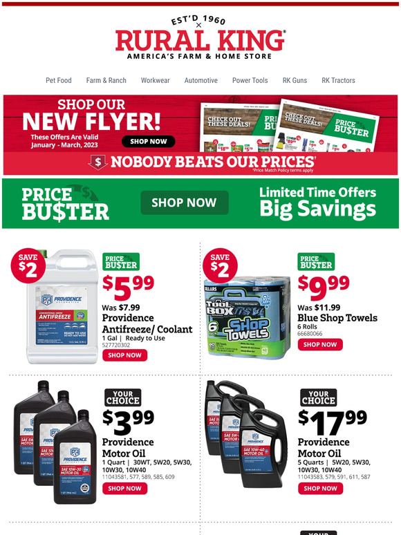 Rural King: Don't Trail Behind! Grab A Utility Trailer, Motor Oil, And ...