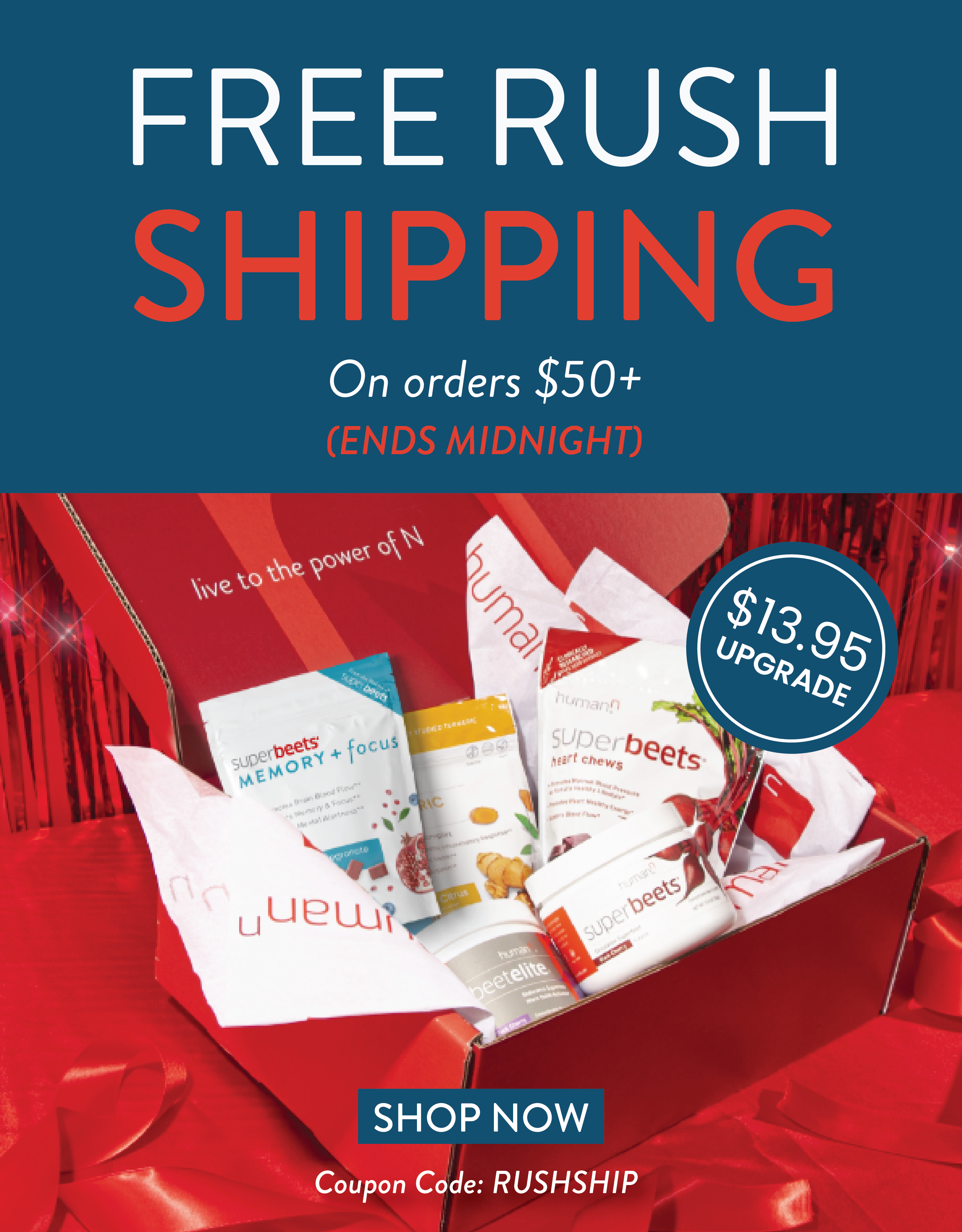 HumanN: [EXTENDED] Free RUSH Shipping 📦 till Midnight | Milled