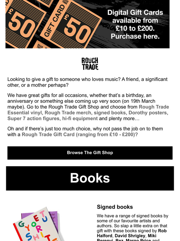 Rough Trade: 🎁 Vinyl, books and merch for everyone, all year round ...