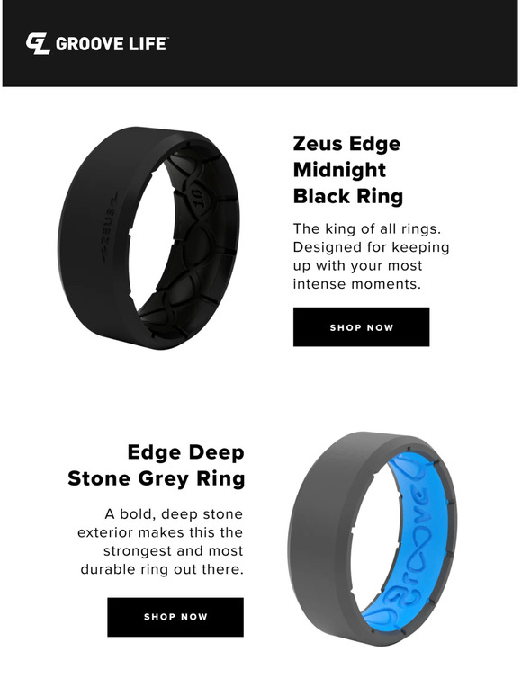 Groove Life: These rings are tough enough for any adventure. | Milled