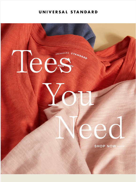 Universal Standard: The different tees you need now | Milled