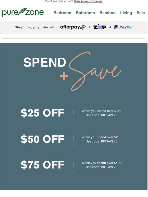 Pure Zone: SPEND & SAVE // Now On | Milled