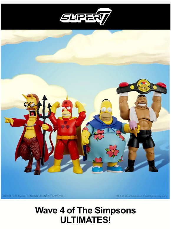 Super7: The Simpsons ULTIMATES! Wave 4 Closing Soon! | Milled