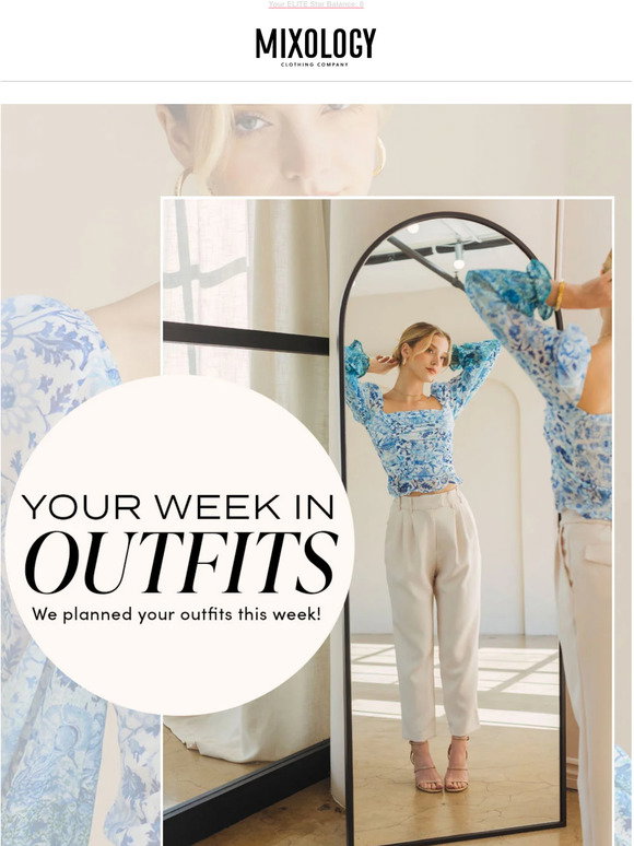 Mixology Clothing: Your week in outfits ️ | Milled