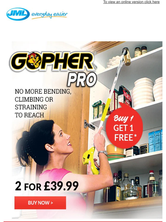 JML: Buy One Get One Free: Pick up what you can't reach | Milled