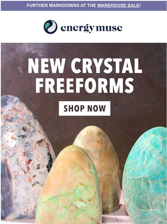Energy Muse: NEW Crystal Freeforms are HERE! | Milled
