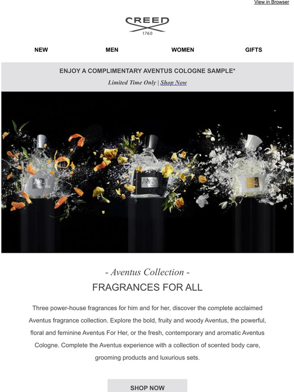 Creed: The Iconic Trio | Discover The Aventus Collection | Milled